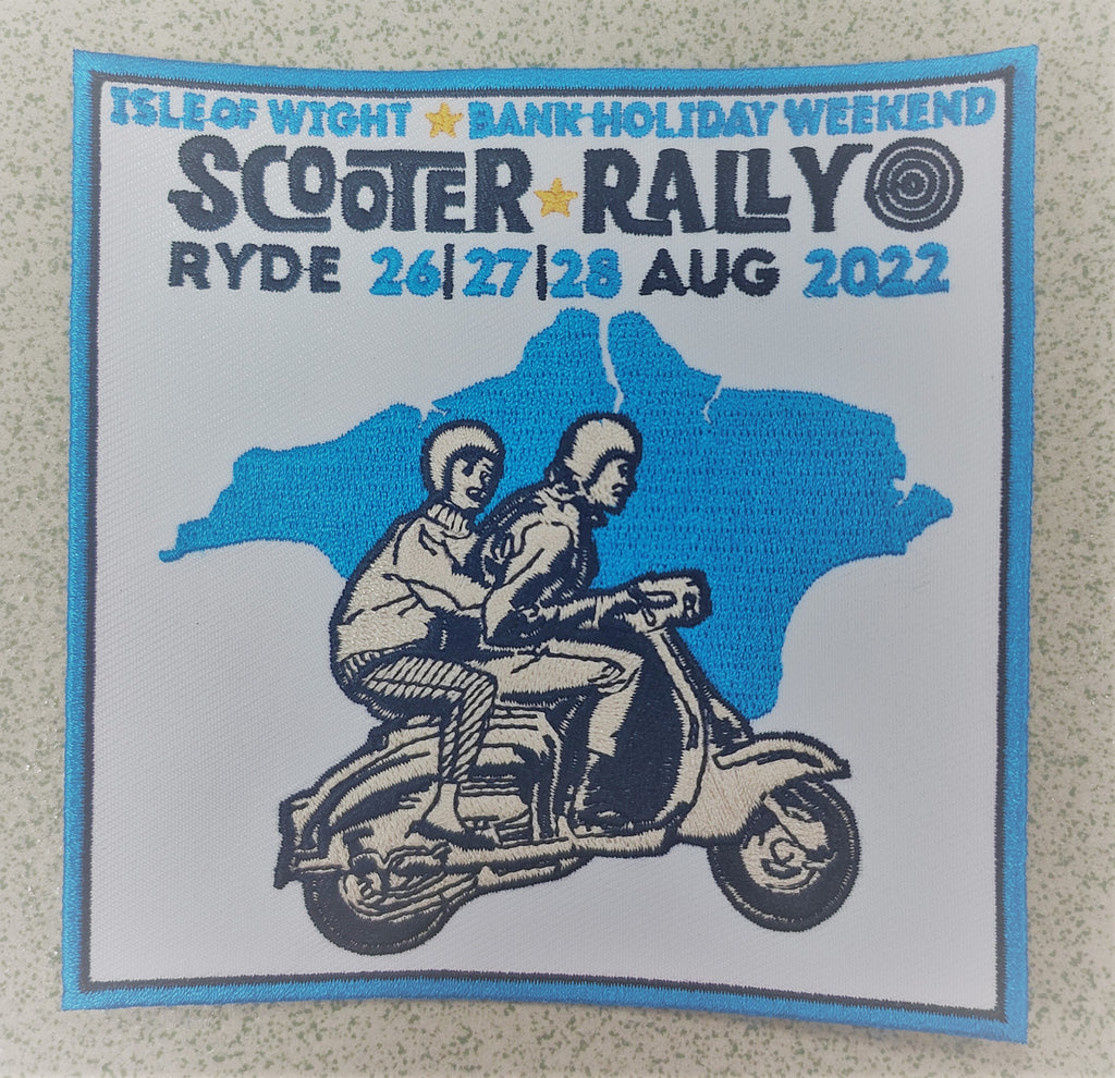 IOW Scooter Rally Patch 2022 – Visual Impact